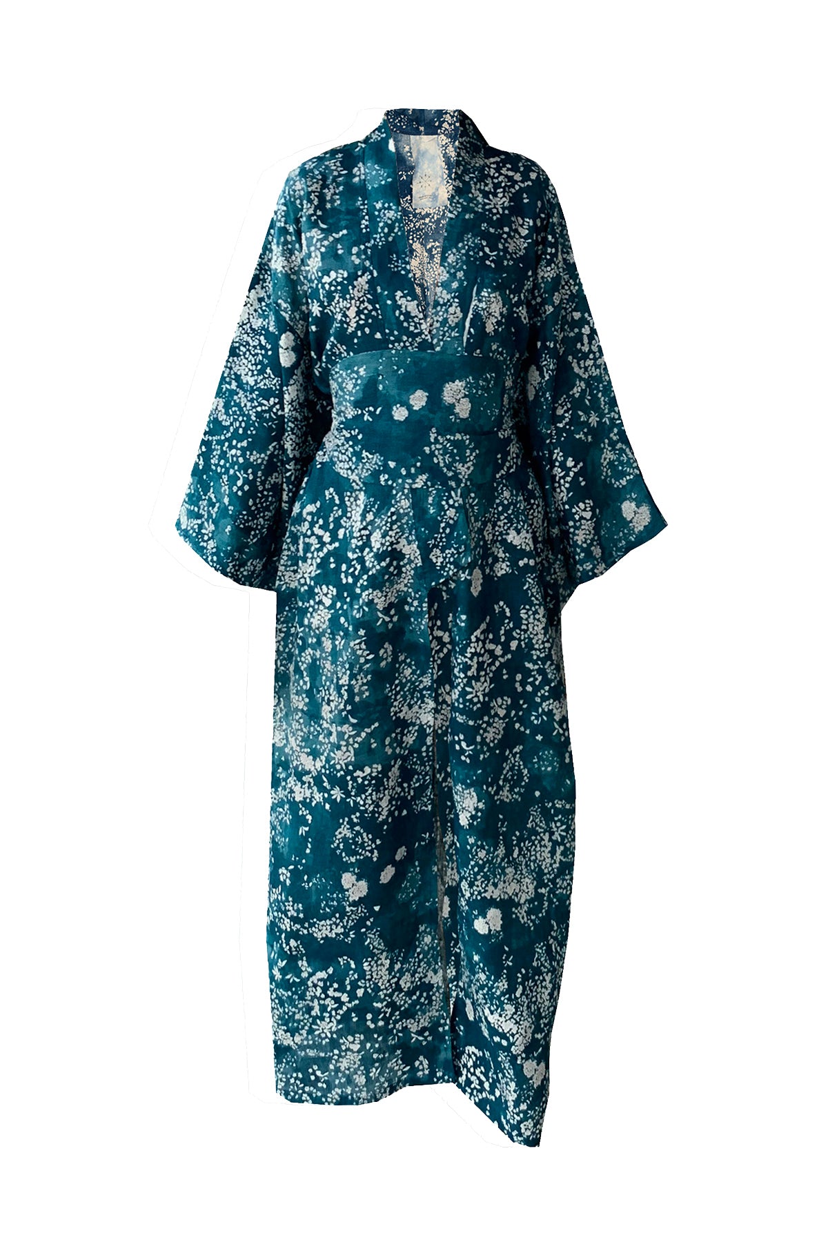 Lei Long Linen Kimono in Blue – Rut Otero